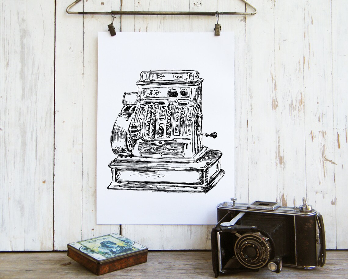 Digital Download Art Prints, Vintage Style Print, Printable Wall Art ...
