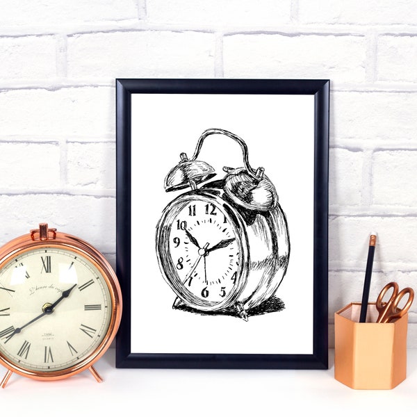 Clock Print - Etsy