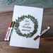 Customizable Digital Download Christmas Wreath Card - Etsy