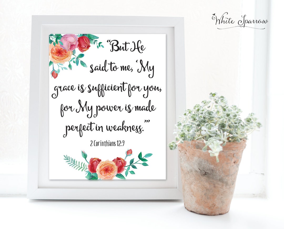 Bible Verse Print. Scripture Print, Scripture Wall Art, Verse Print ...