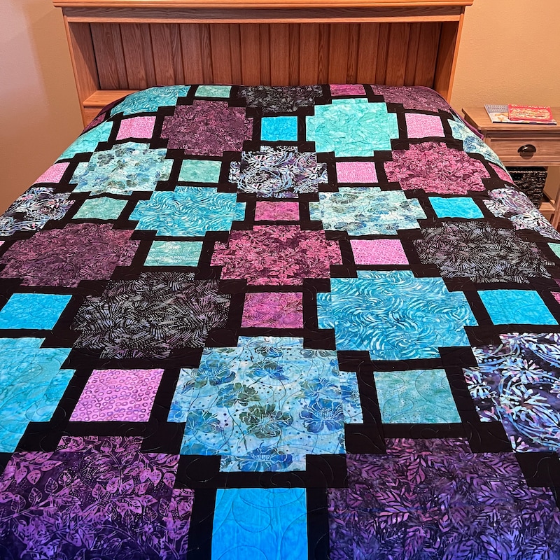 Batik Quilt - Etsy
