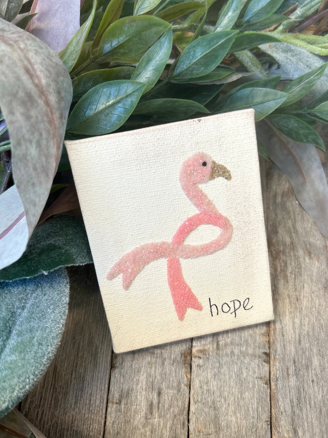 Breast Cancer Flamingo, Pink Flamingo, Flamingo Ornament, Breast Cancer ...