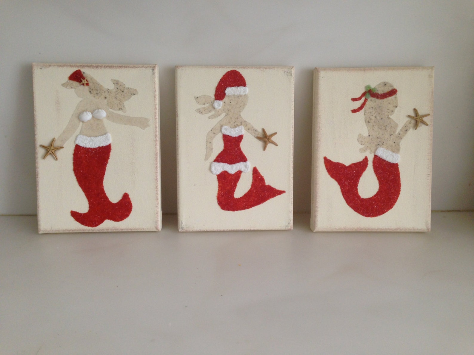 Christmas Mermaids Mermaids Mermaid Coastal Christmas | Etsy