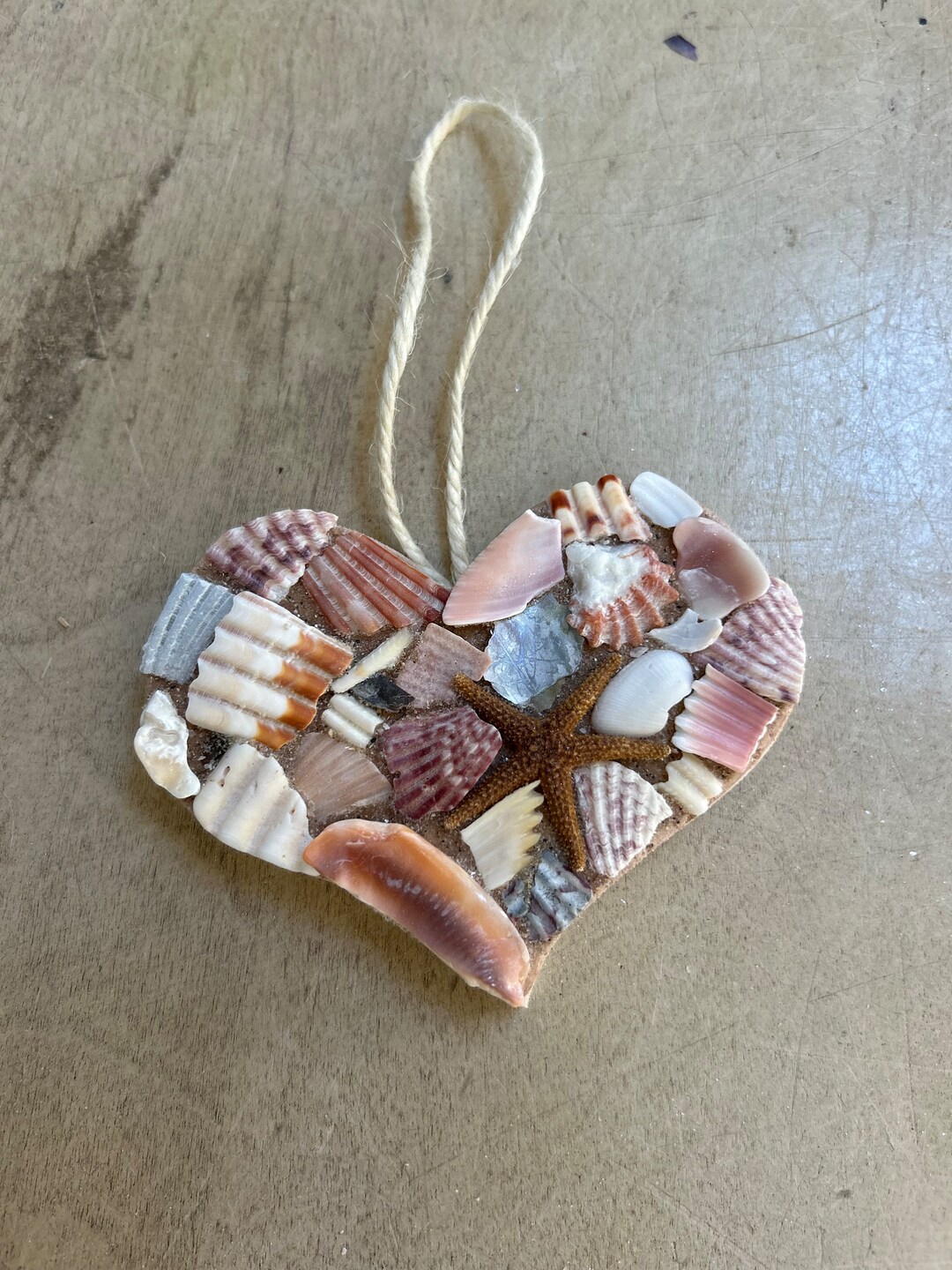 Wood Hearts, Seashell Hearts, Shell Heart, Hearts, Coastal Art, Beach ...