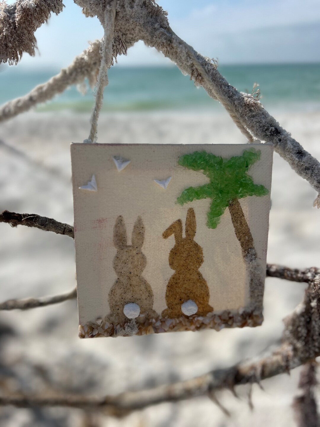 Beach Bunnies, Bunnie Tag, Bunny Love, Coastal Art, Easter Decor ...