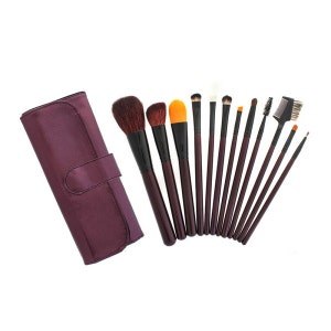 PERSONALIZED Makeup Brushes - Plum Brush Set - Etsy