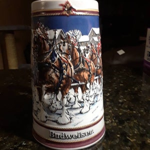 1989 Collectible Budweiser Stein - Etsy