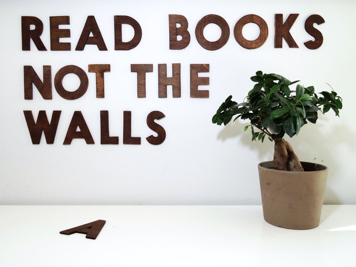 Lettres en bois 10 cm // lettres décoratives // Lettrage bois - Etsy France