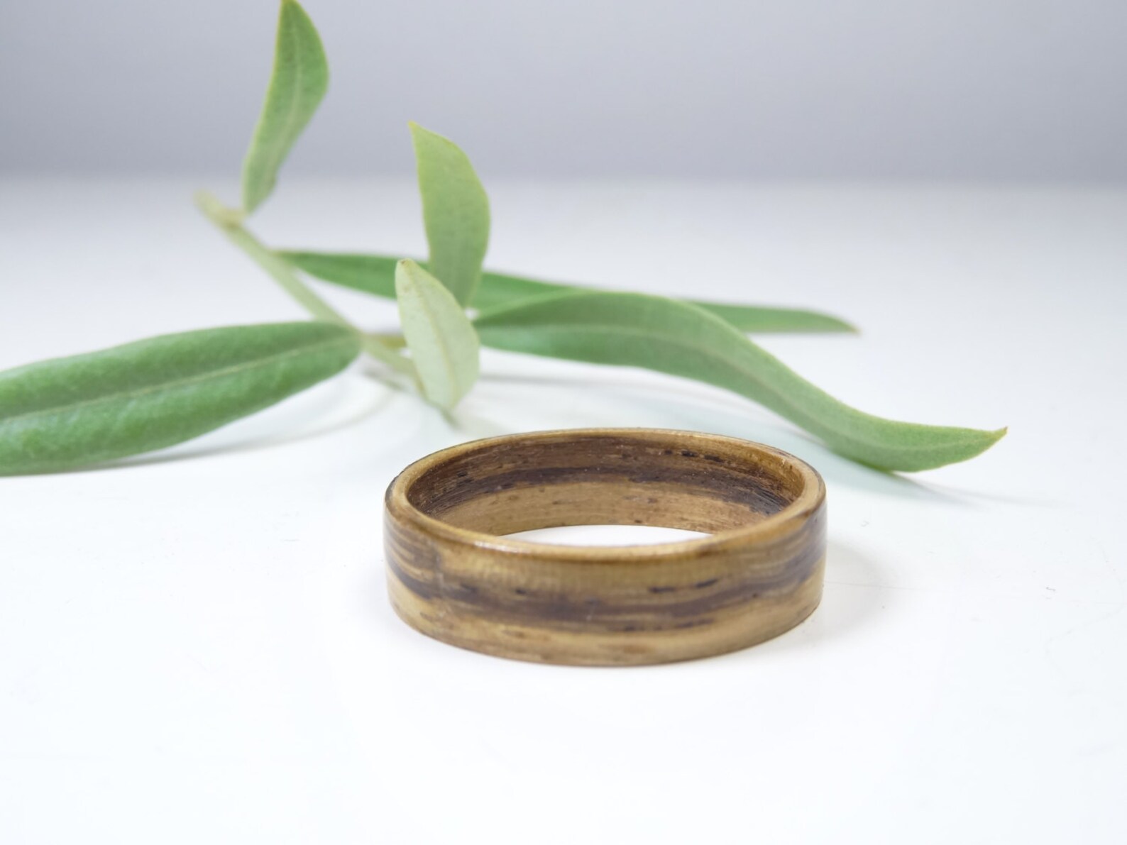 Wooden Ring From Zebrawood Bentwood Ring Jewelry Engagement | Etsy