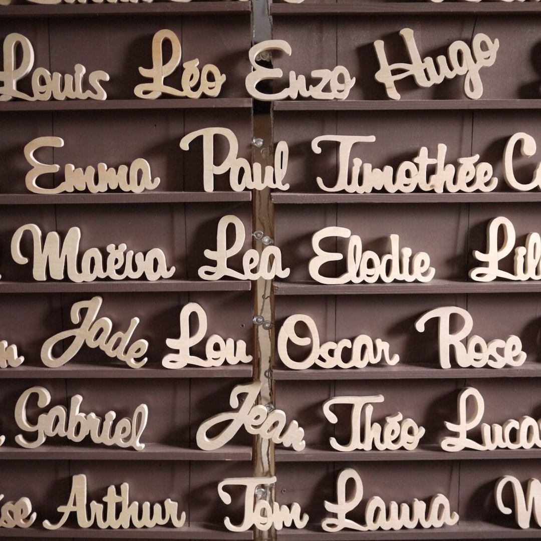 Personalized Wooden Name Letters | Adorable Kids Room Decor | Newborn ...