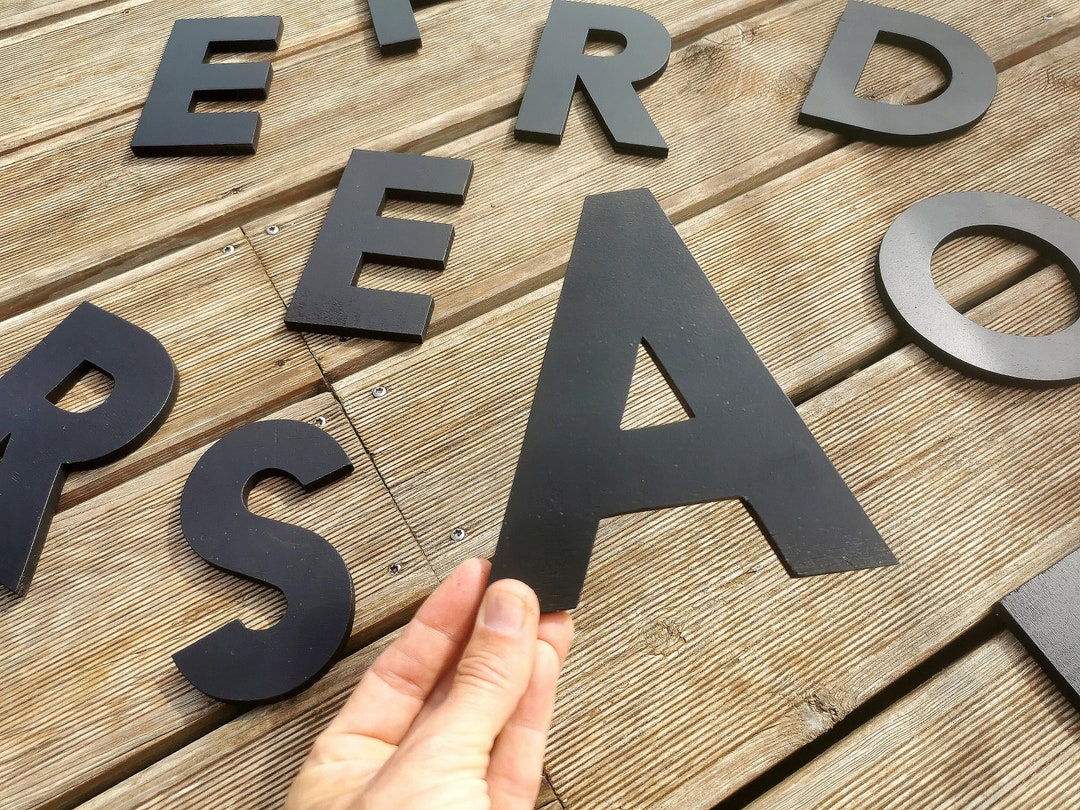 Decorative Wooden Letters for Wall Decor 6 - 16 Inch , Home Decor , Big ...