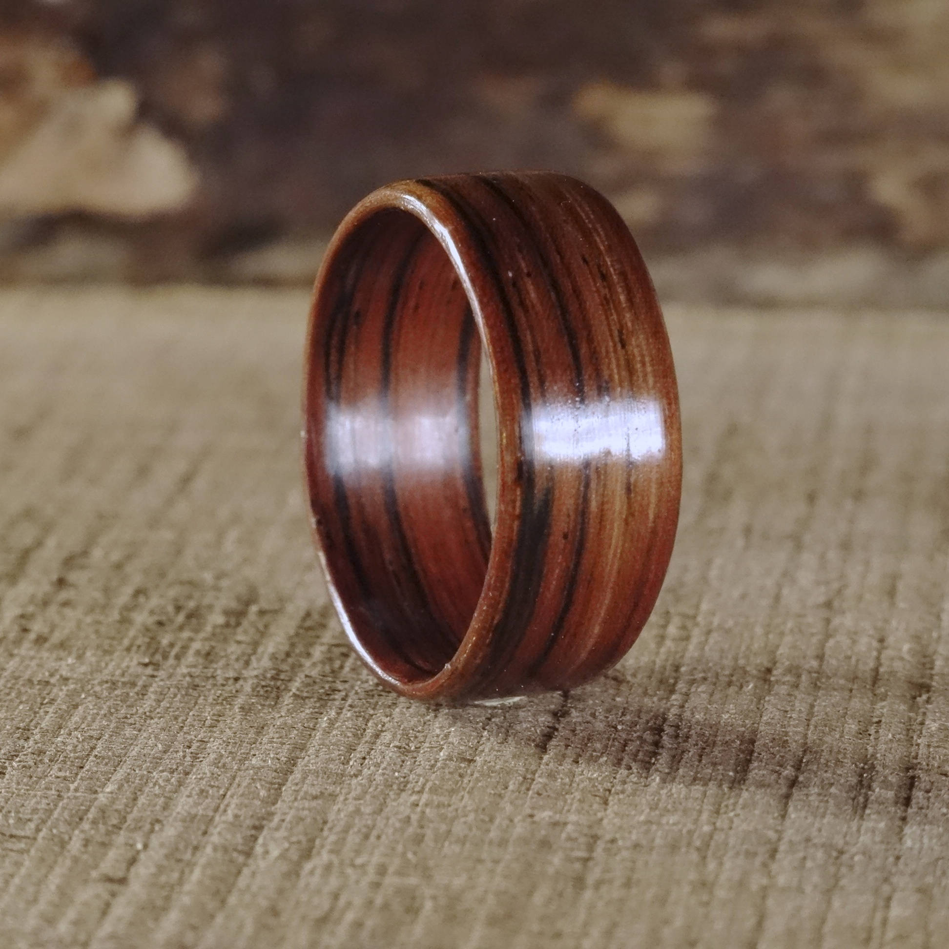 Wooden Ring Wooden jewelry Engagement ring Wooden | Etsy