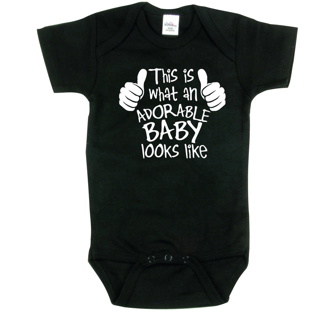 What an Adorable Baby Looks Like - Funny Baby Boy Outfit, Shower Gift ...