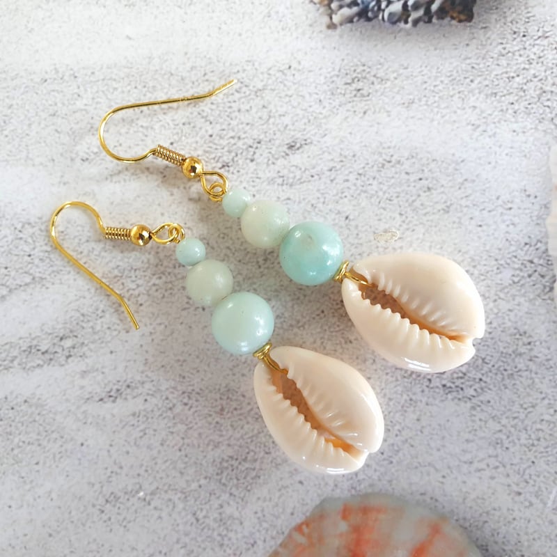 Shell Earrings - Etsy