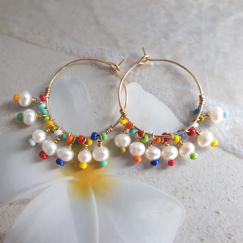 Colorful Earrings - Etsy