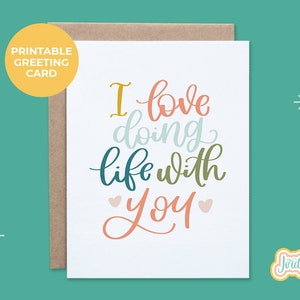 Printable Everyday Card Bundle, Printable Greeting Card, Printable ...