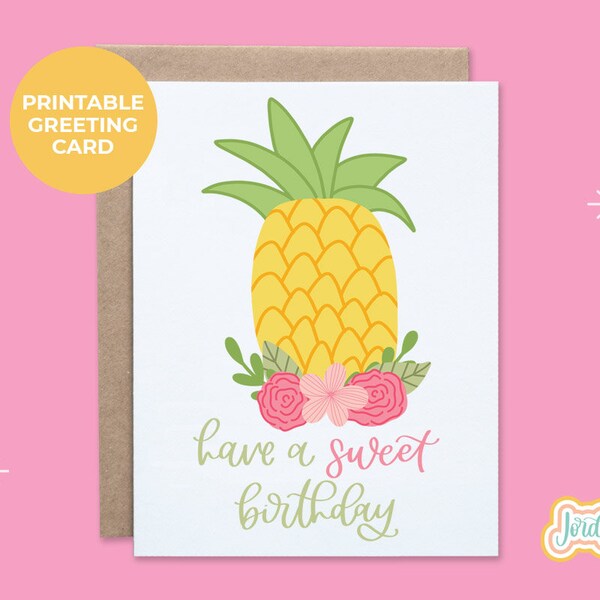 Pineapple Printable - Etsy