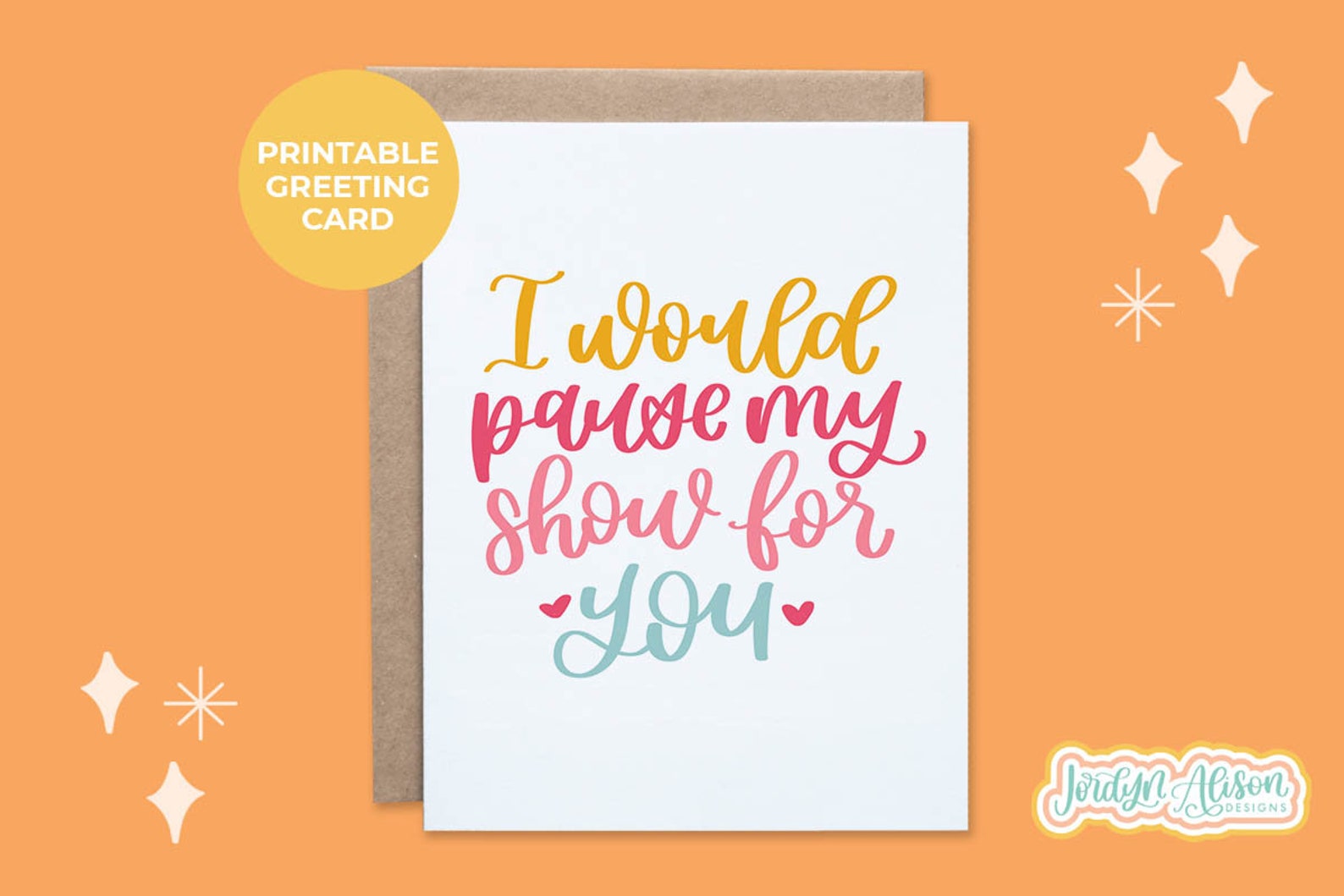Printable Everyday Card Bundle, Printable Greeting Card, Printable ...
