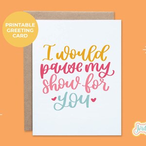 Printable Everyday Card Bundle, Printable Greeting Card, Printable ...