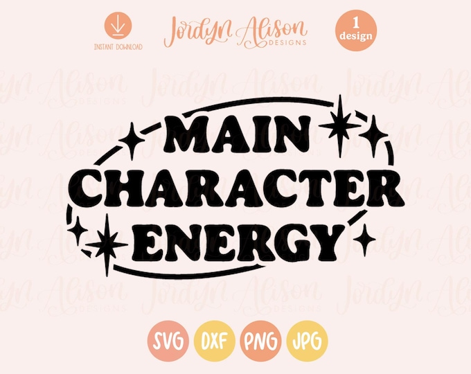 Main Character Energy Sticker - Etsy