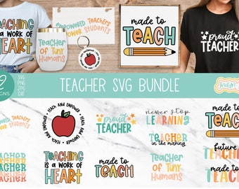 Teacher Svg, School Svg, Teacher Svg Bundle, Teacher Quote Svg, Teacher ...