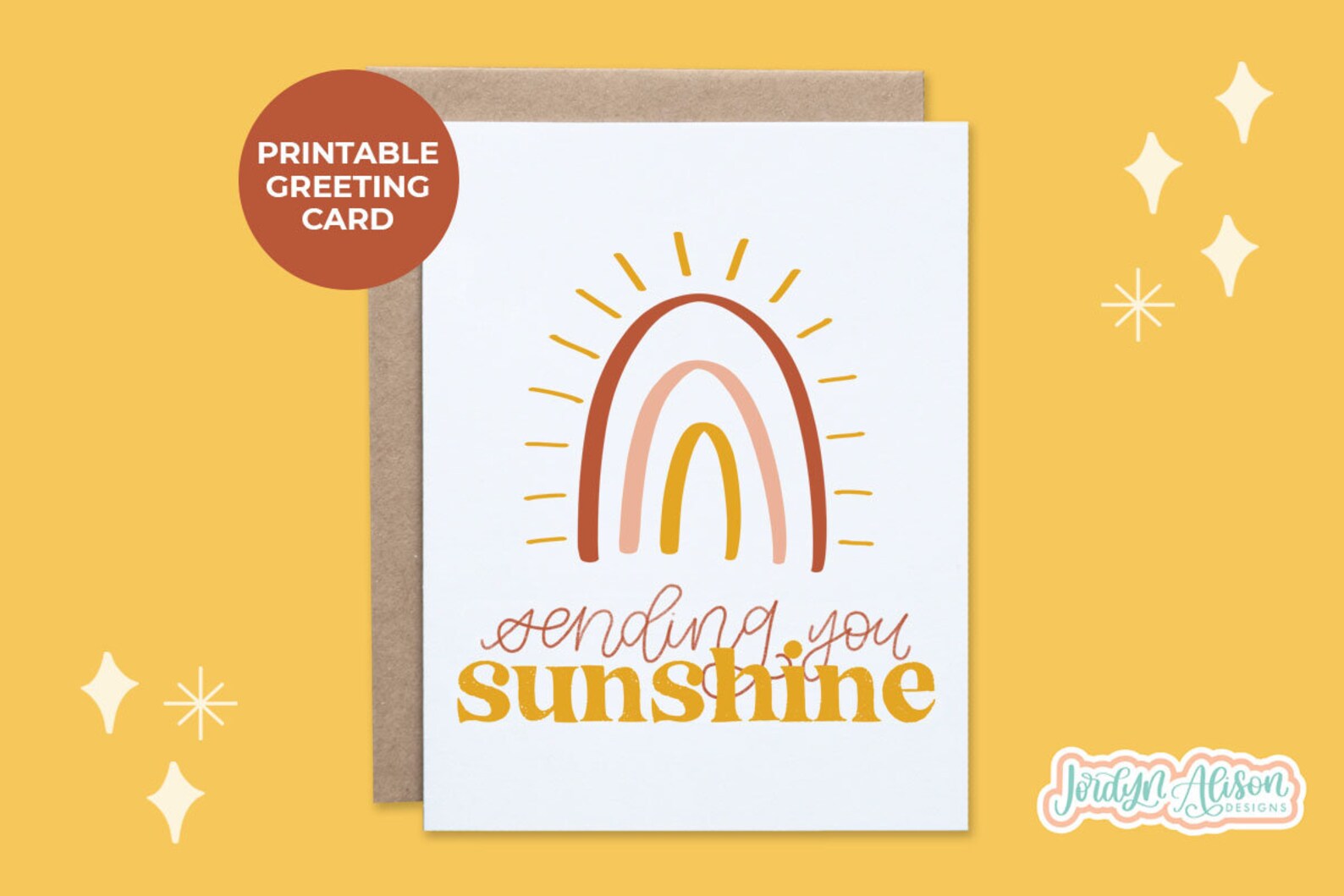 Printable Everyday Card Bundle, Printable Greeting Card, Printable ...