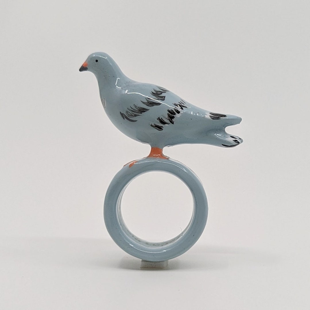 Pigeon Ring - 3D Pigeon - Etsy
