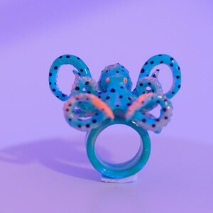 Octopus Ring- 3D Octopus- 3D Ring - Etsy