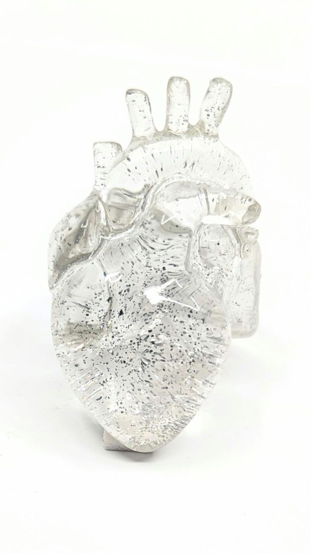 Anatomical Heart Ring- Ring- Anatomical Heart- 3D Print Ring- 3D Print ...