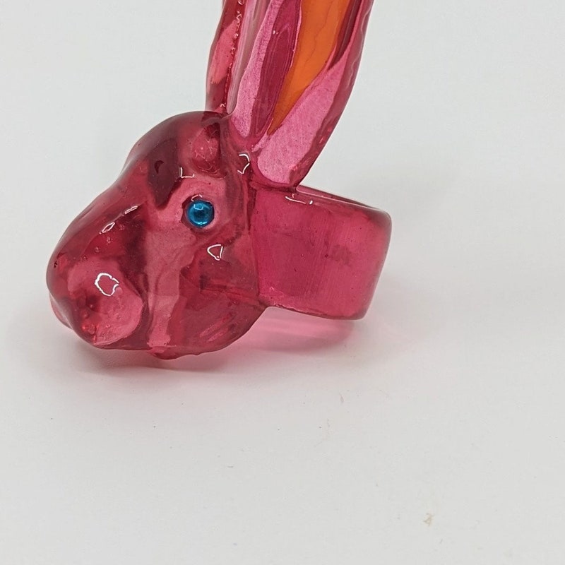 Rabbit Ring - Etsy