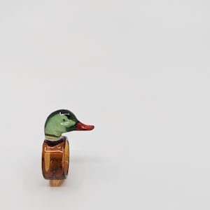 Duck Ring 3d Printed Earring - Etsy