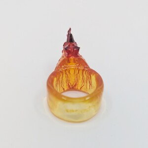 Rooster Ring- 3D Printed Rooster Ring- 3D Rooster - Etsy