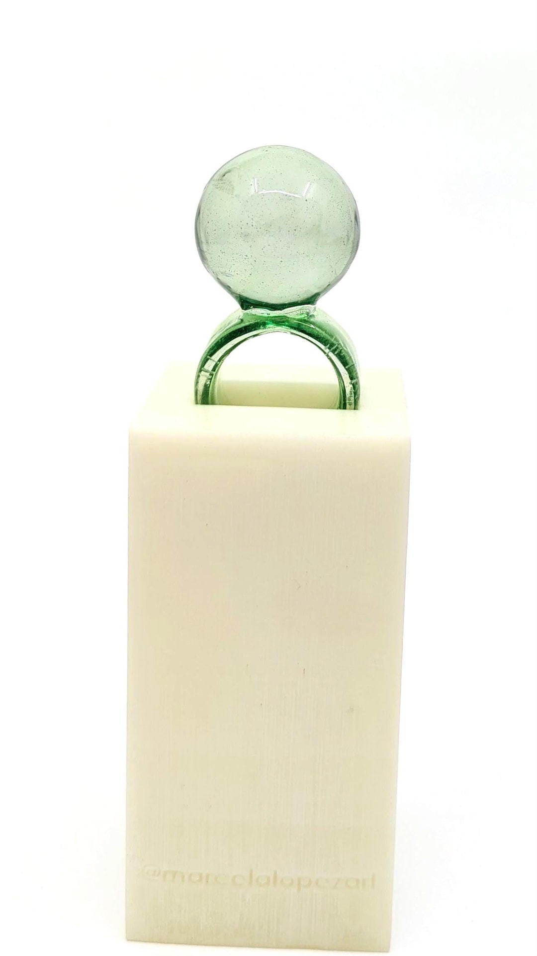 Binky Ring - 3D Big Ball Ring - Sphere Ring 3D - Etsy