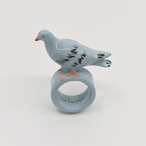 Pigeon Ring - 3D Pigeon - Etsy
