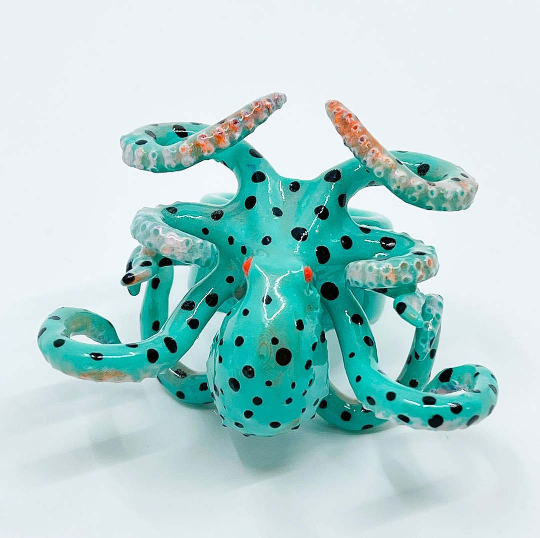 Octopus Ring- 3D Octopus- 3D Ring - Etsy