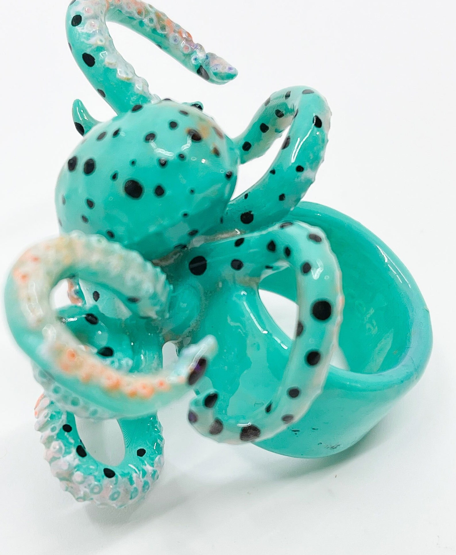 Octopus Ring- 3D Octopus- 3D Ring - Etsy