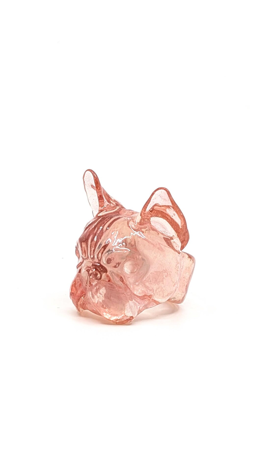 Amelia Frenchie Bull Dog Ring - 3D Frenchie Ring - Etsy