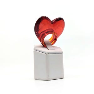 Lollipop Ring - 3D Lollipop Heart Ring - Etsy