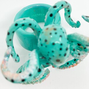 Octopus Ring- 3D Octopus- 3D Ring - Etsy