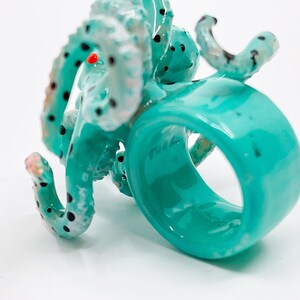 Octopus Ring- 3D Octopus- 3D Ring - Etsy