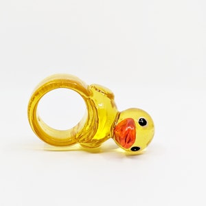 Yellow Ducky Ring -3d Duck Ring - Etsy Australia