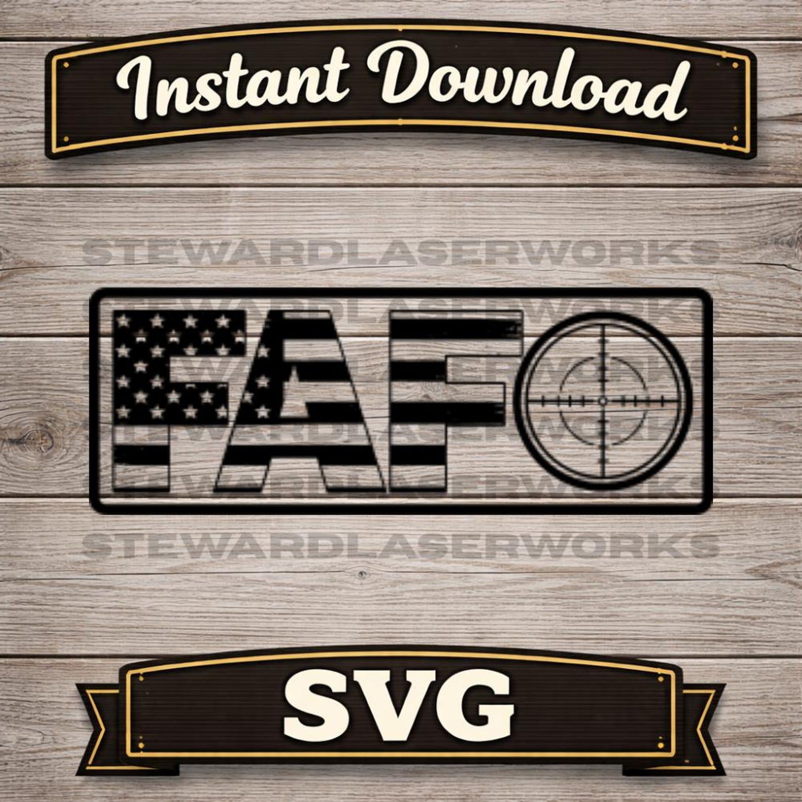 FAFO American Flag SVG File: Hat Patch Design (digital Download) - Etsy