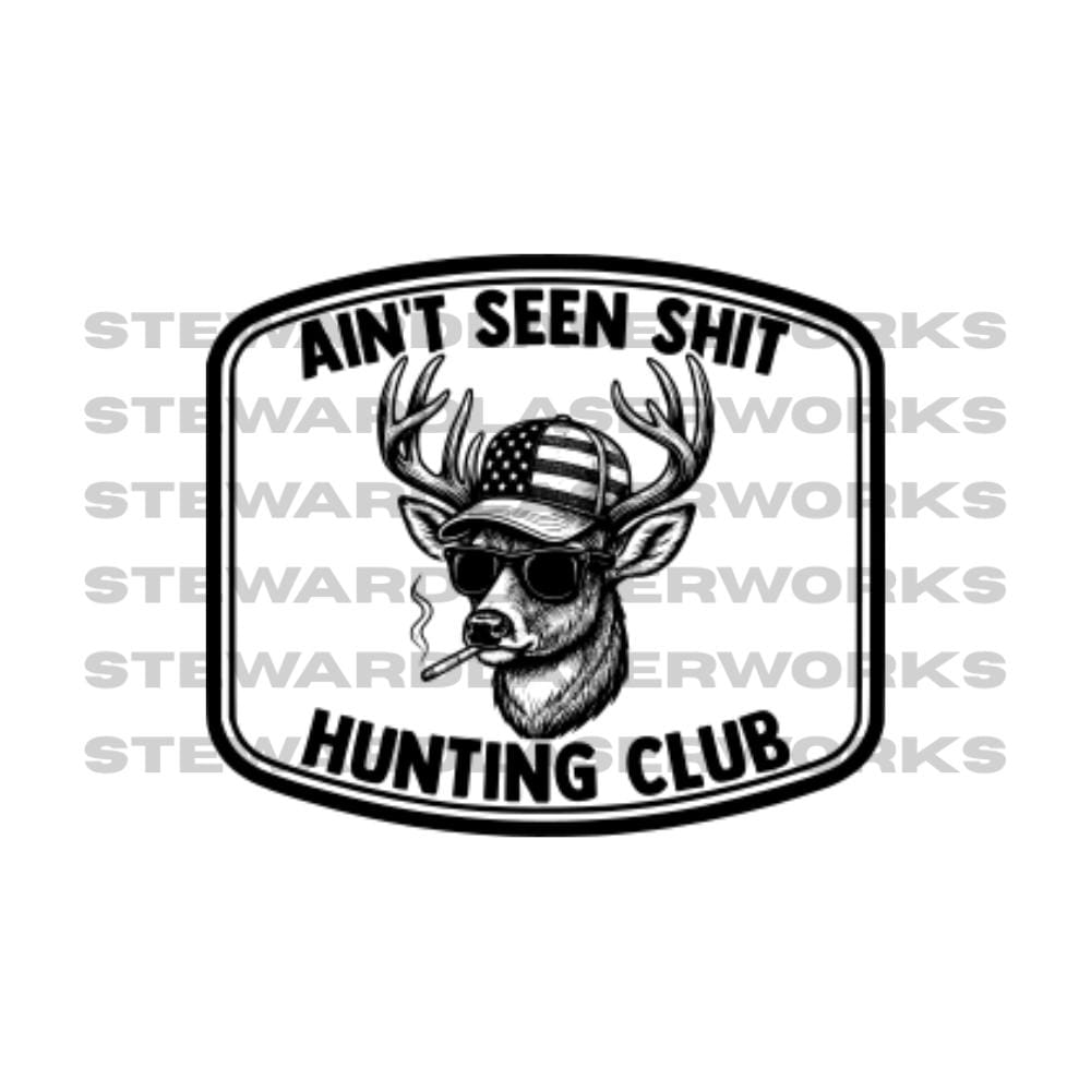 Hunting Club SVG File: Hat Patch Design (digital Download) - Etsy