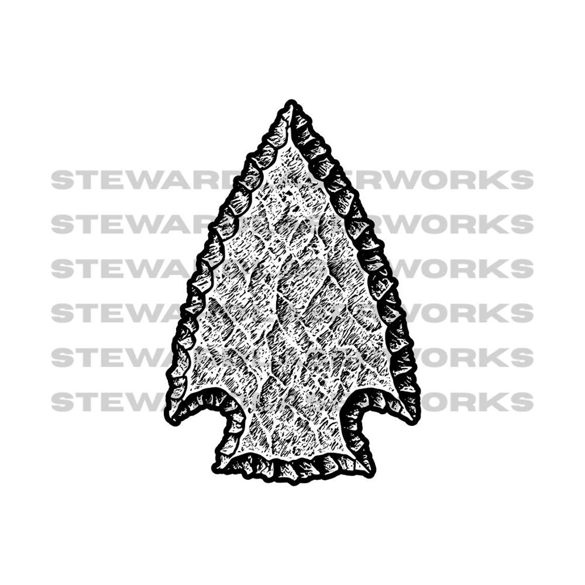 Stone Arrowhead SVG File: Hat Patch Design (digital Download) - Etsy
