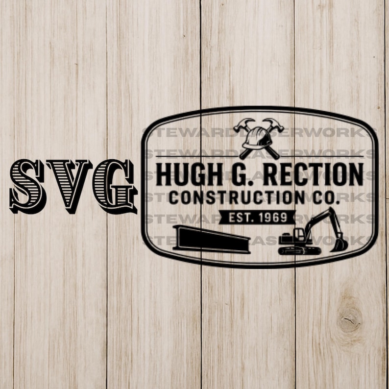 Hugh G. Rection SVG File: Hat Patch Design (digital Download) - Etsy