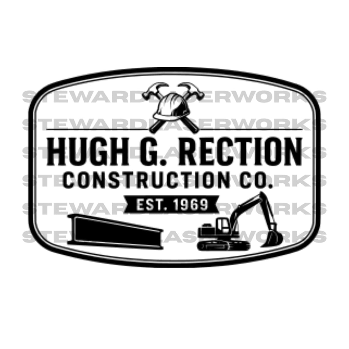 Hugh G. Rection SVG File: Hat Patch Design (digital Download) - Etsy