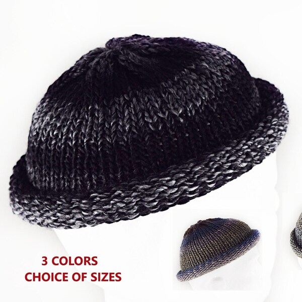 Hat With Rolled Brim - Etsy