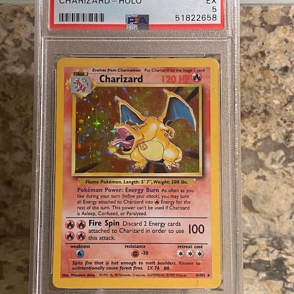 Charizard Original Card - Etsy