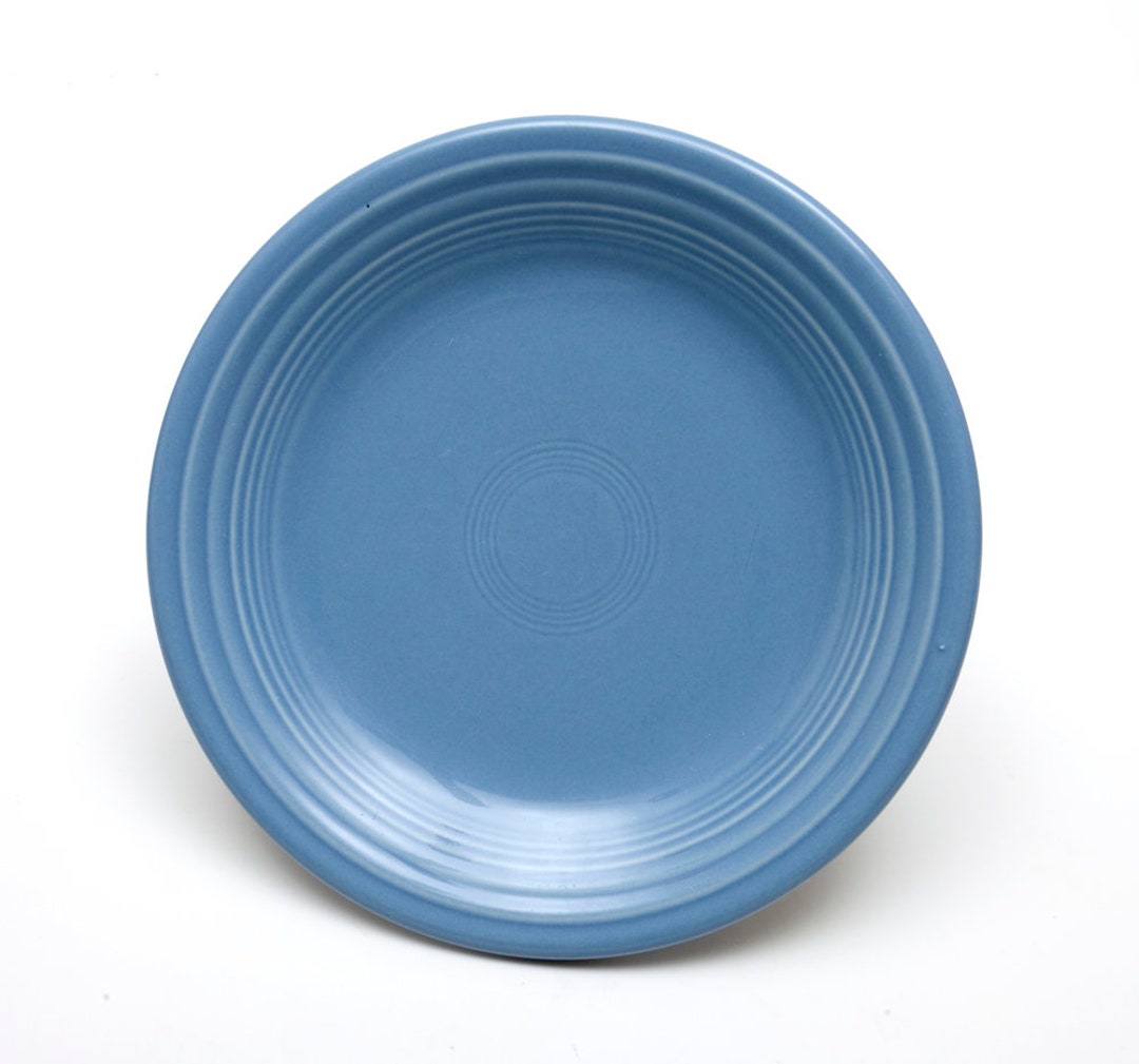 Periwinkle Blue Fiesta Salad Plate - Homer Laughlin Company - Porcelain ...