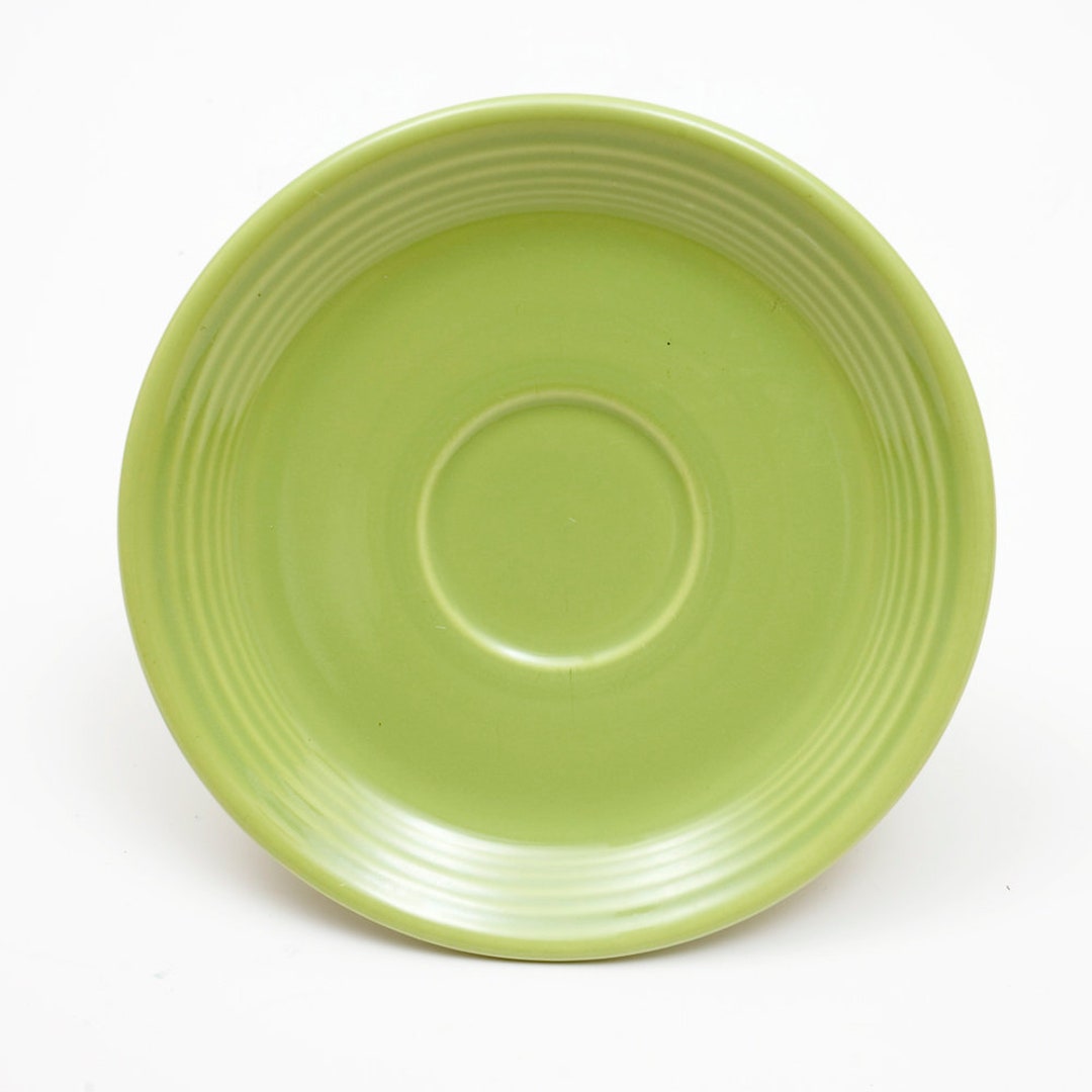 Chartreuse "genuine" Fiesta / Fiestaware Saucer - Older Color - Homer ...